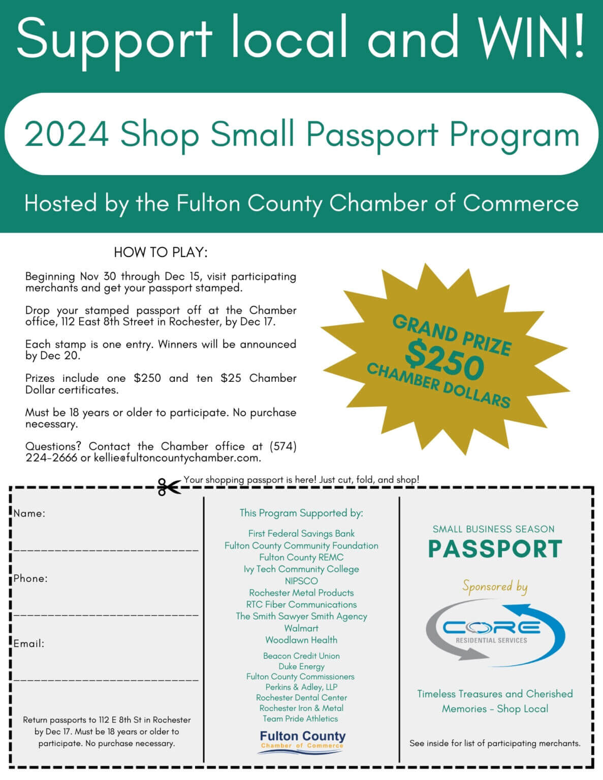 Small Business Season - Shop Small IN Fulton County - Fulton County ...